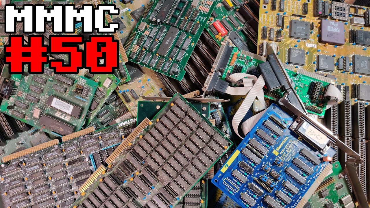 The motherload of PC parts: Motherboards, ISA cards and more - YouTube