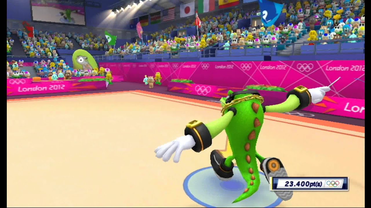 Mario & Sonic at the London 2012 Olympic Games: Rhythmic Ribbon [1080 ...