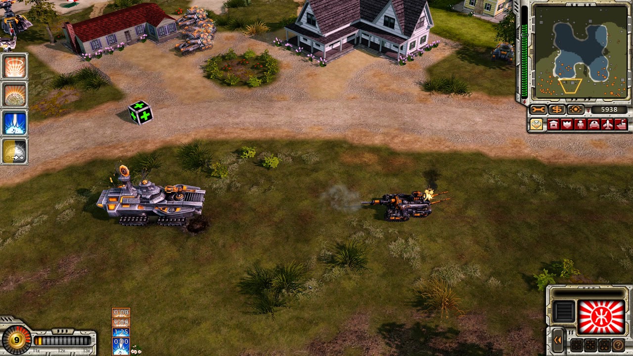 C&C Red Alert 3 Uprising Guardian Tank vs Assault destroyer - YouTube