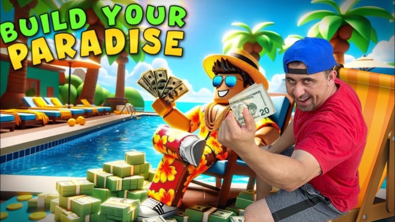 FIQUEI MILIONÁRIO COM MEU RESORT | Roblox Tycoon do Resort Tropical 2 ...