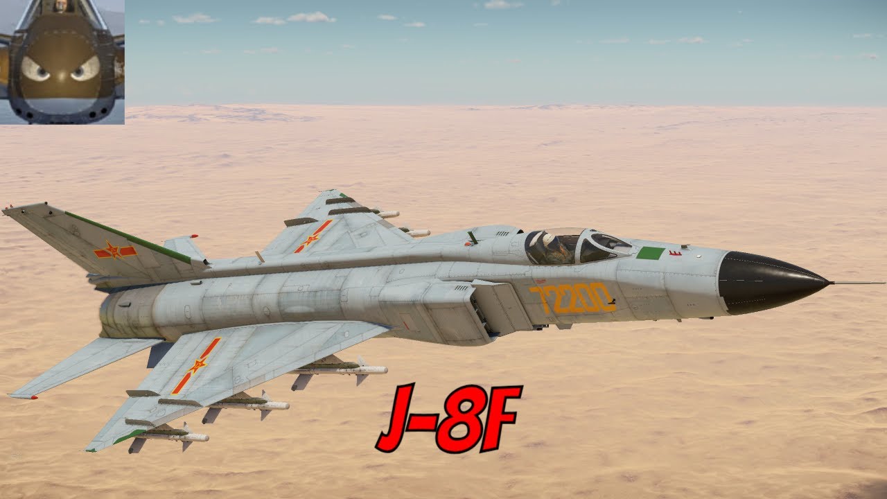 War Thunder SIM - China J-8F - First Flight - YouTube