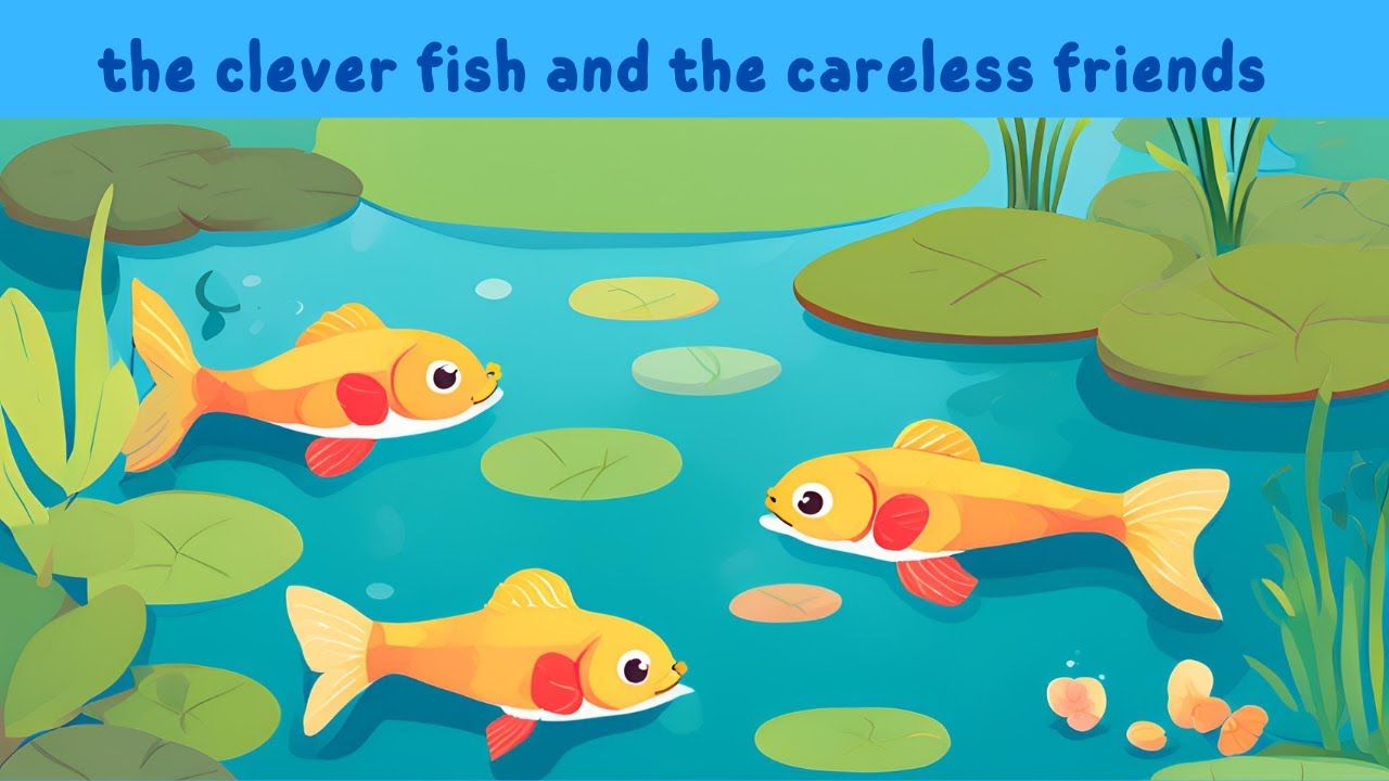 The Clever Fish and The Careless Friends | Kids Moral stories in ...