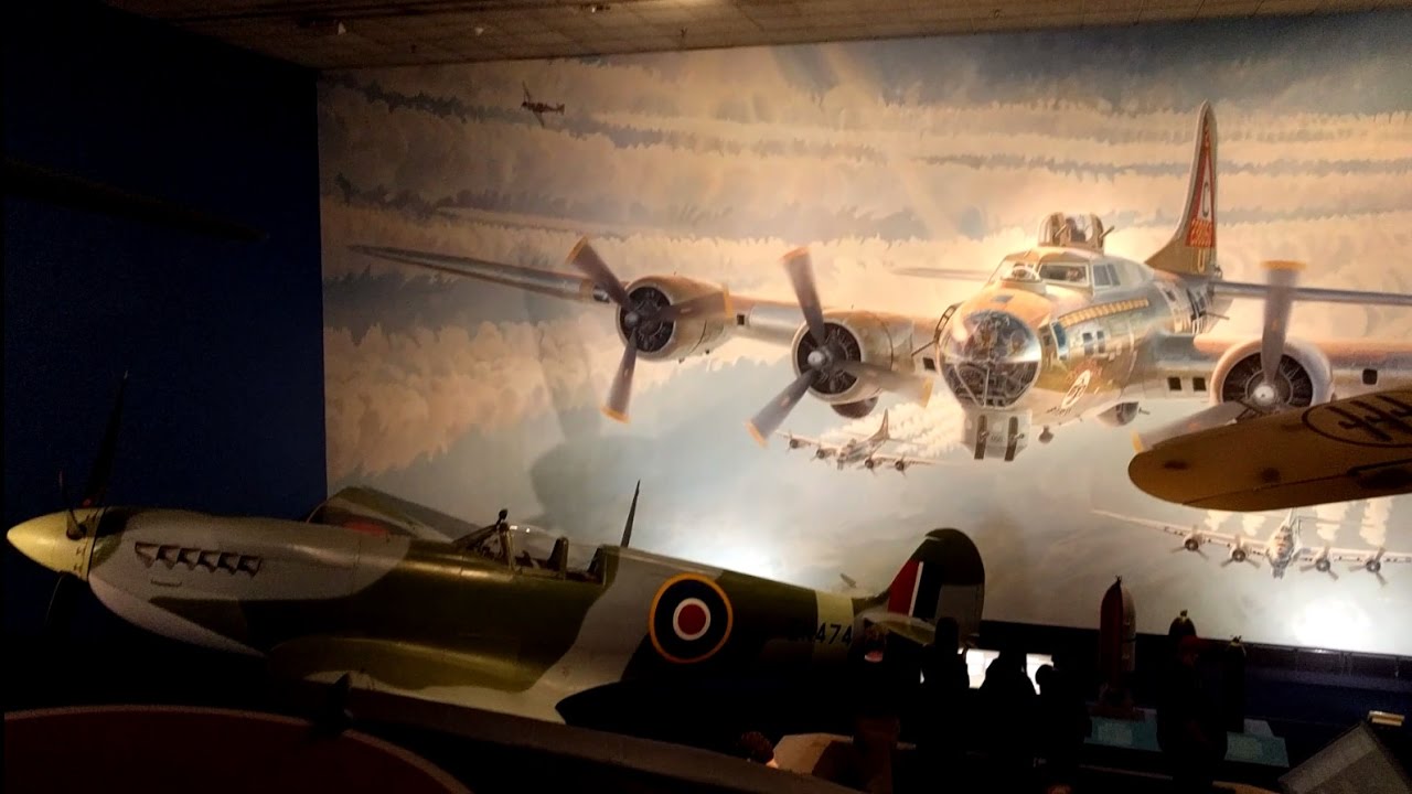 World War II Aviation exhibit at the Smithsonian National Air and Space ...