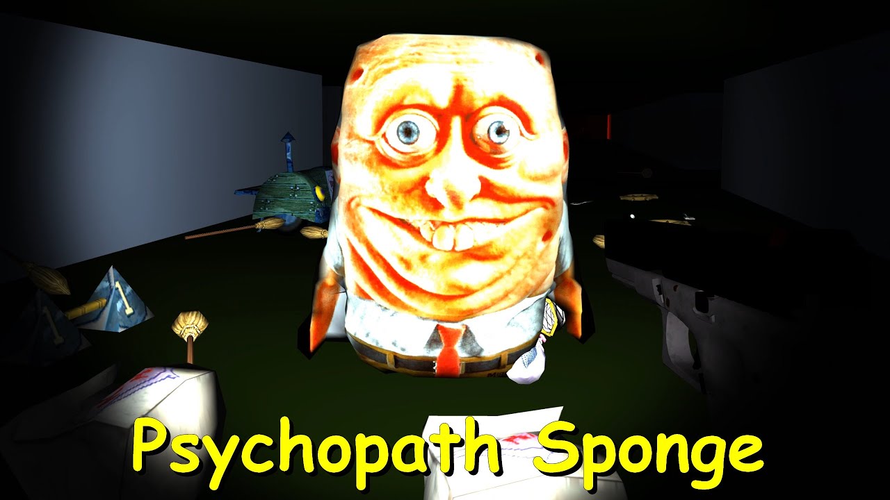 Psychopath Sponge Full Game & Ending Playthrough Gameplay - YouTube