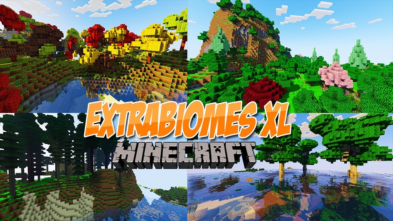 EXTRABIOMES XL - BIOMAS DE OUTONO E MUITO MAIS! - TUTORIAL MINECRAFT MOD 79# (PT BR) - YouTube