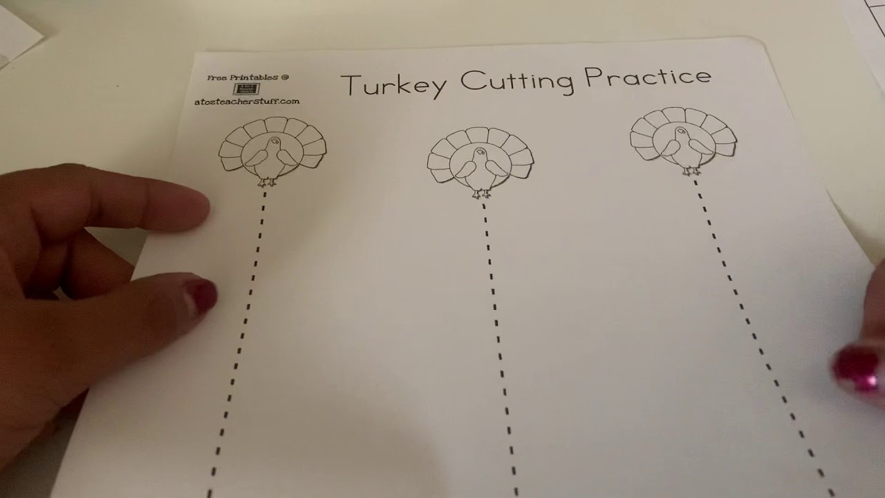 Turkey cutting practice - YouTube