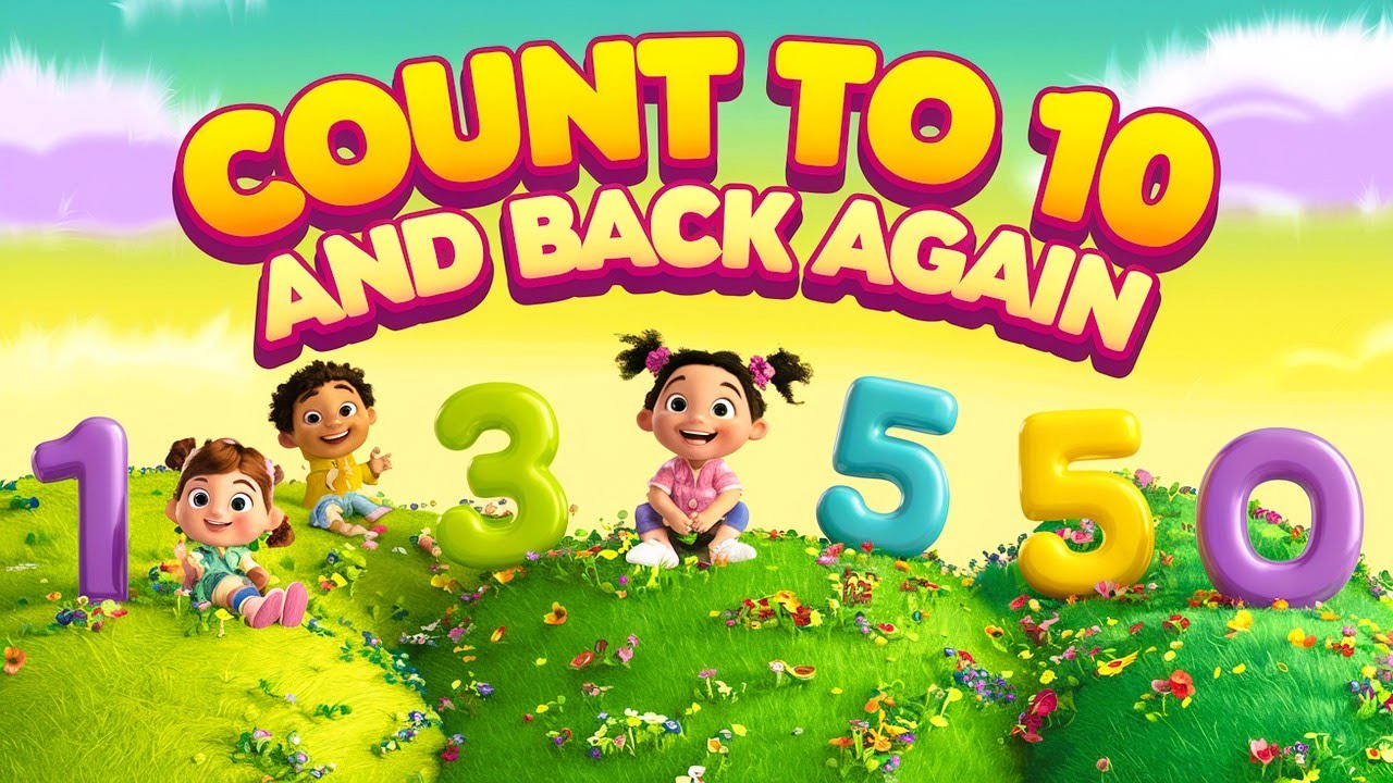 Let's Count to 10 and Back Again! Fun Learning Song for Kids! - YouTube