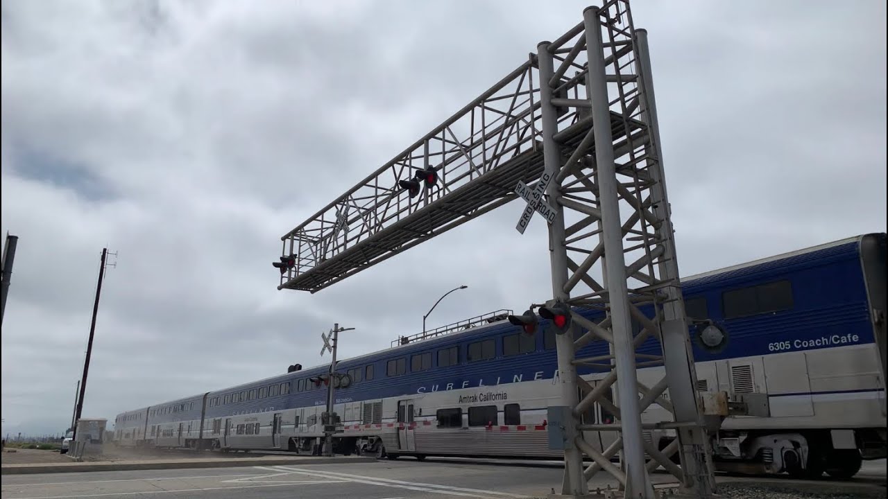 Amtrak CDTX 2117 #774 Pacific Surfliner, S. Del Norte Blvd. Railroad ...