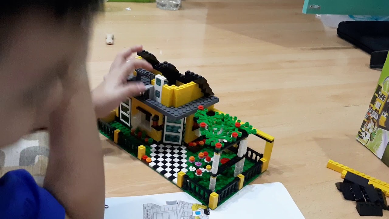 Ethan's First lego making - YouTube