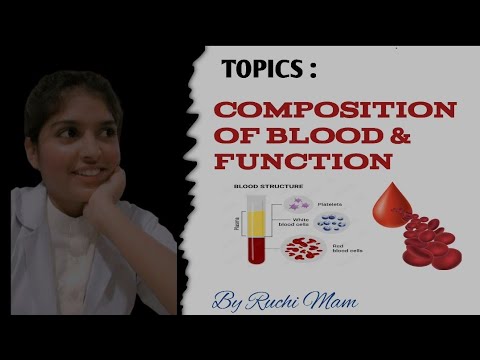 Introduction Blood it's Composition of blood & Functions ,blood cells ...