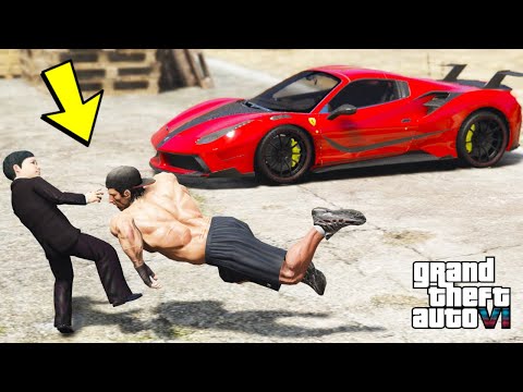 DÖVÜŞÜ KAZANAN TÜRK FERRARIYI ALIR - GTA 5 ZENGIN HAYAT