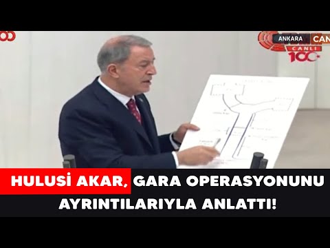 Hulusi Akar, Gara’daki operasyonunun ayrıntılarını Meclis’te anlattı