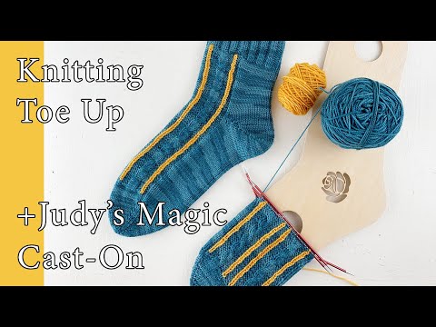 Knit Toe Up Socks Portuguese Style Class - Part 1