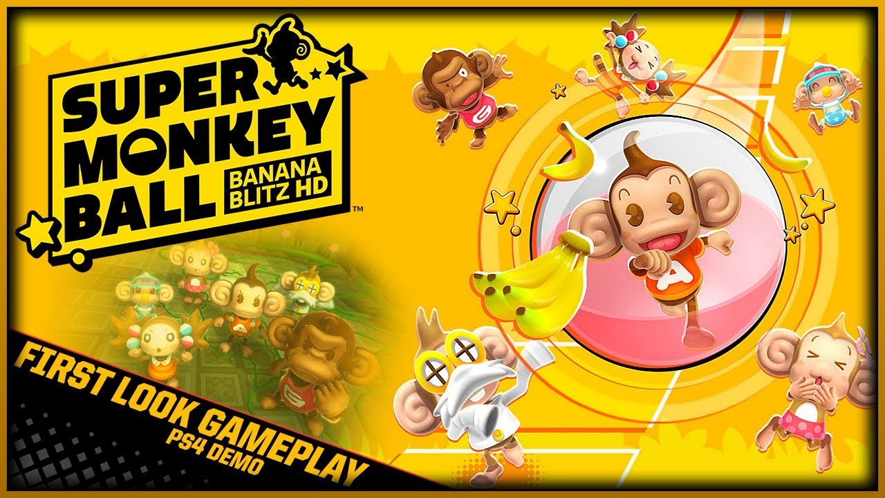 Super Monkey Ball: Banana Blitz HD | First Look Gameplay (PS4, Switch ...
