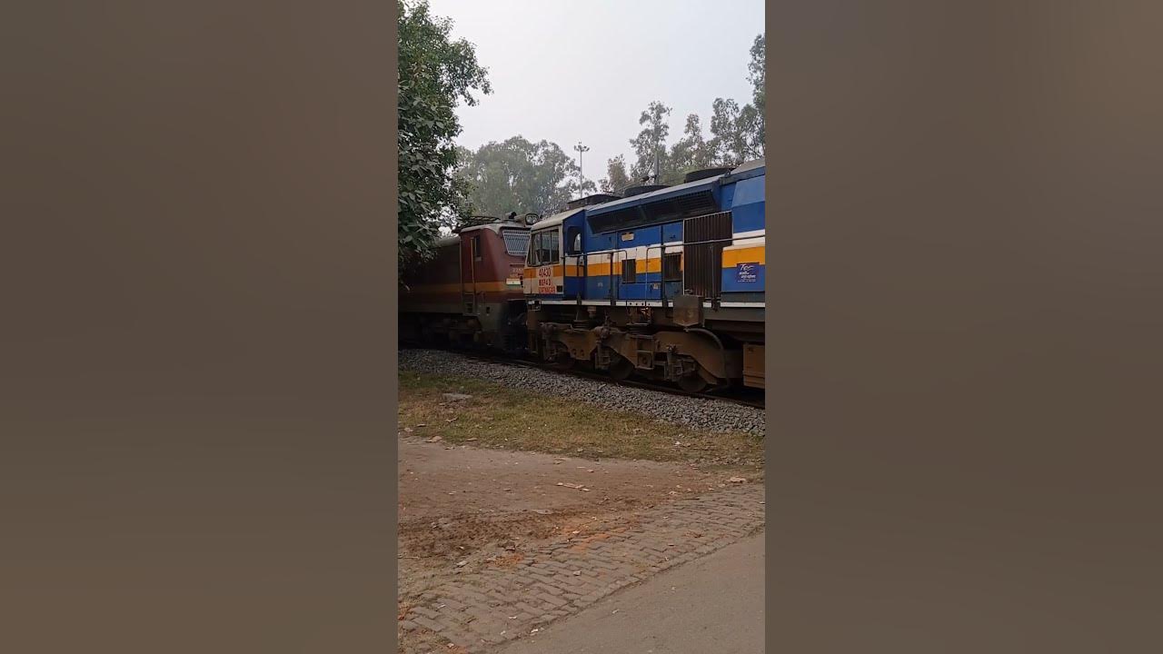 WDP4D DIESEL LOCO &WAP 4 E LOCO #shorts #indianrailways - YouTube