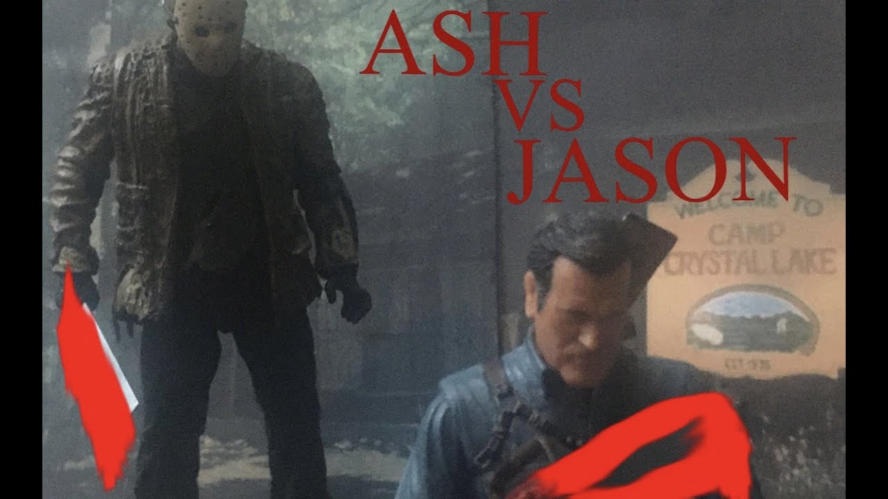 Ash Williams vs Jason Voorhees (Stop Motion) Remastered - YouTube