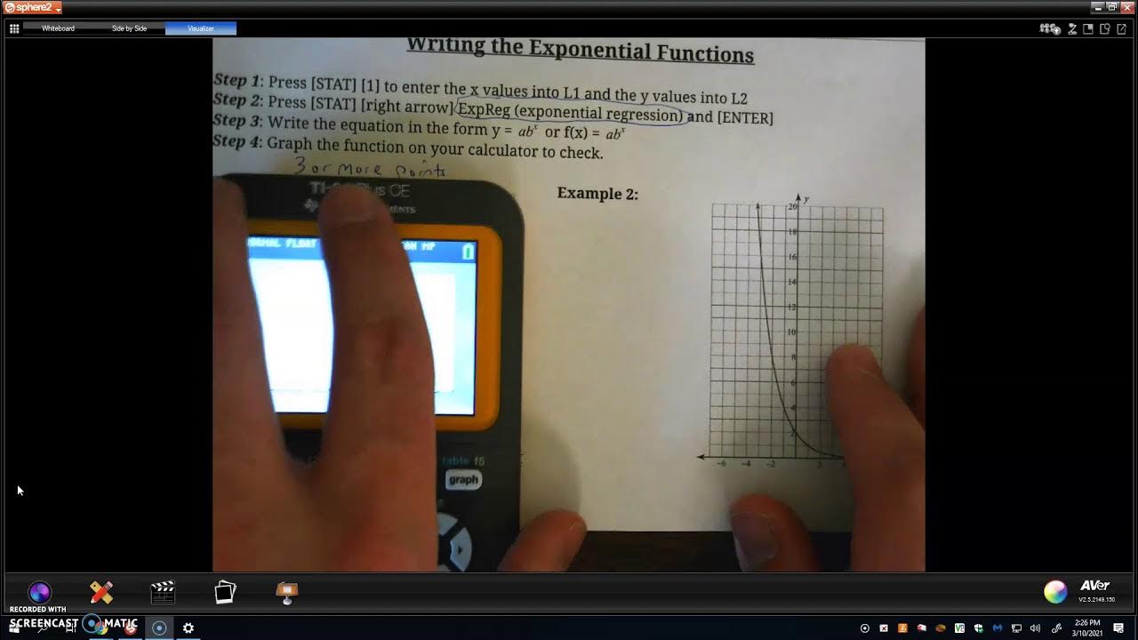 Exponential Regression - YouTube
