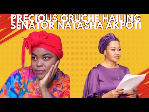 Precious Oruche Hailing Senator Natasha Akpoti- Uduaghan For Having ...