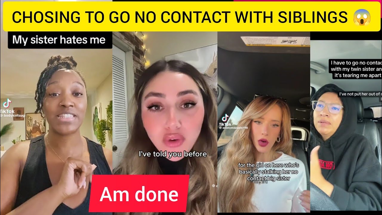 ADULT CHILDREN CHOSING TO GO NO CONTACT WITH THEIR SIBLINGS 😱 - YouTube