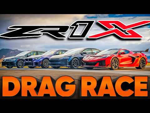 World’s First Corvette ZR1X Drag Race! Versus Sapphire, M2 CS, & Golf R — Cammisa Ultimate Drag Race