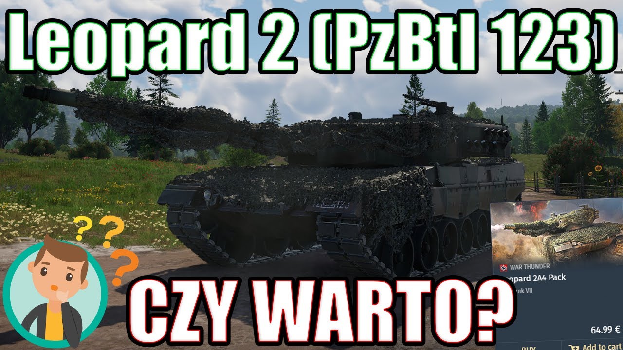 CZOŁGI PREMIUM W WAR THUNDER - Leopard 2 (PzBtl 123) | GRUDZIEŃ 2023 ...