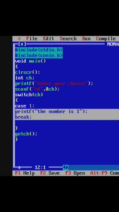 switch case in c programming | switch case in Tamil - YouTube