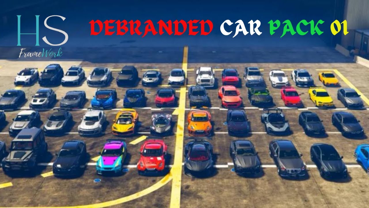 10 Custom Debadge Cars Pack for FIVEM || Premium Brand logo-Free Fivem ...