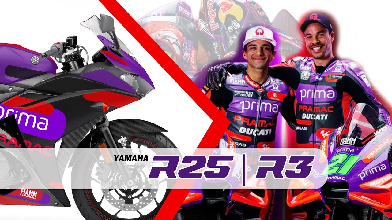 YAMAHA R25/R3 Coba Livery MotoGP : Prima Pramac Racing+EDITING - YouTube