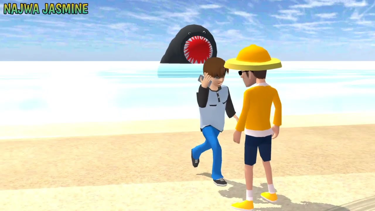 Yuta Digigit Lintah Ketika Berenang Di Pantai Kota Sakura. Monster ...