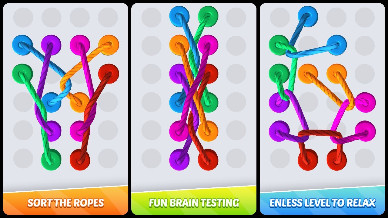 Tangle Master: Twisted Rope 3D Gameplay Android Mobile - YouTube
