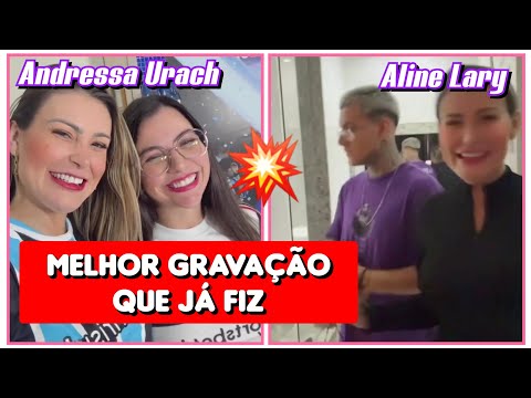 🚨ANDRESSA URACH GRAVA CONTEÚDO COM ALYNE LARY | babadoinfluencer