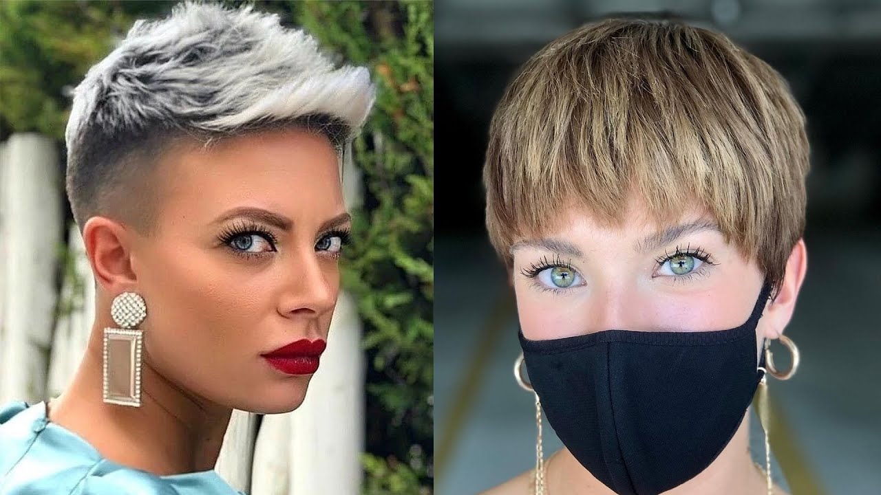 Wonderful 😊 Collection Of Short Pixie Haircuts And Hairstyles Ideas For ...