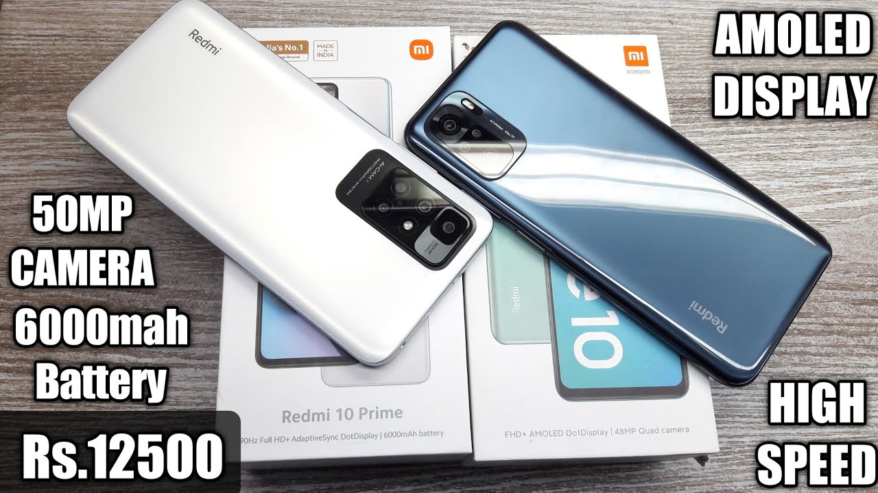 Redmi 10 Prime White Colour vs Redmi Note 10 Black Colour - Which ...