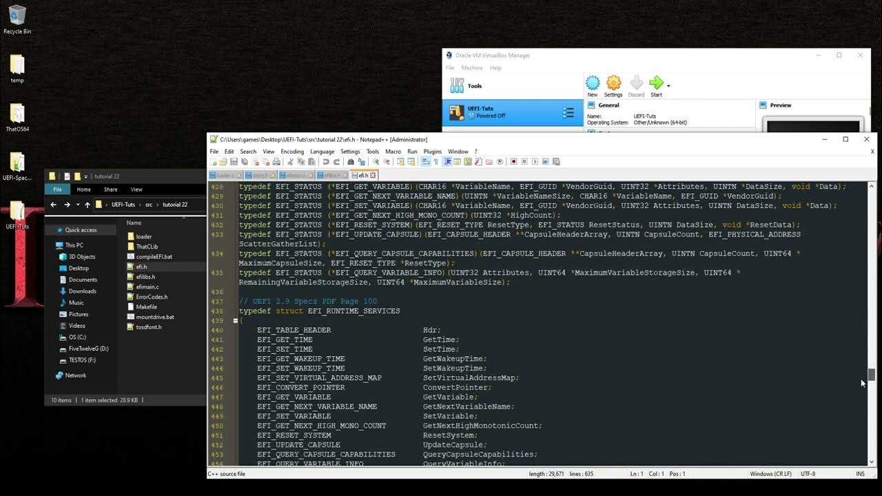 26. OSDev EFI based Bootloader - Jumping to a Loader - YouTube