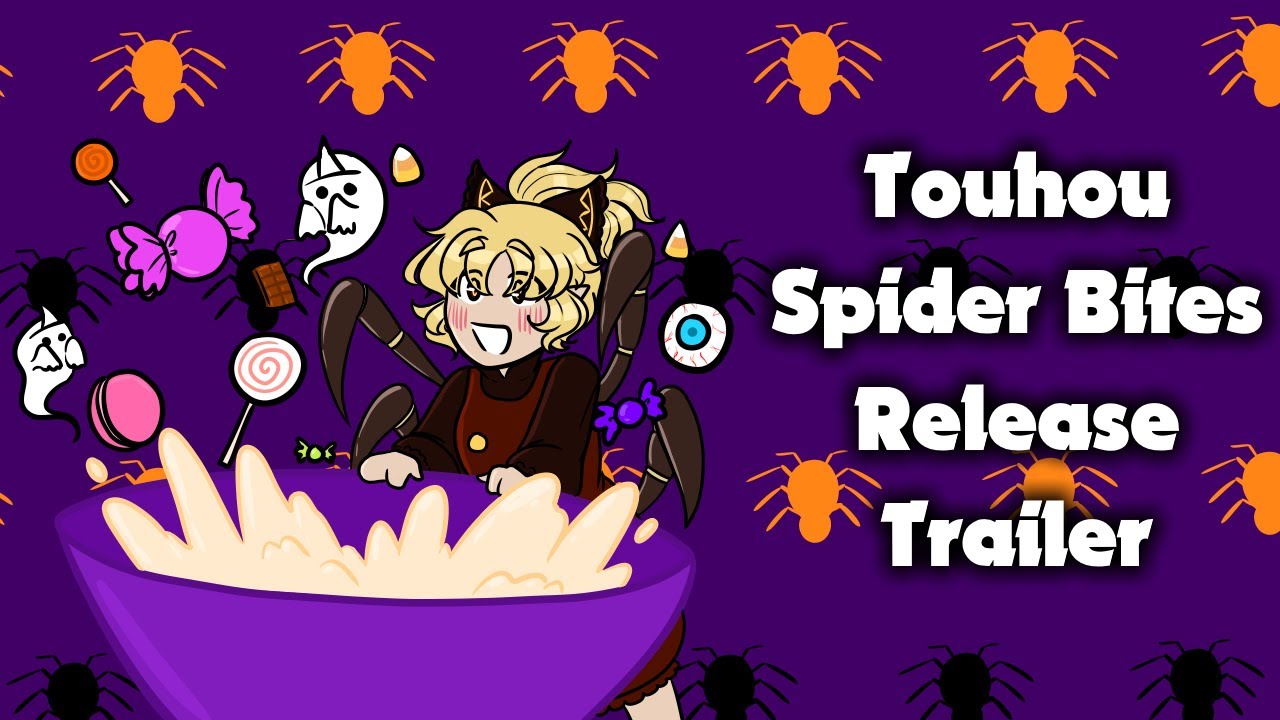 Touhou Spider Bites Release Trailer (Touhou Halloween Fangame) - YouTube
