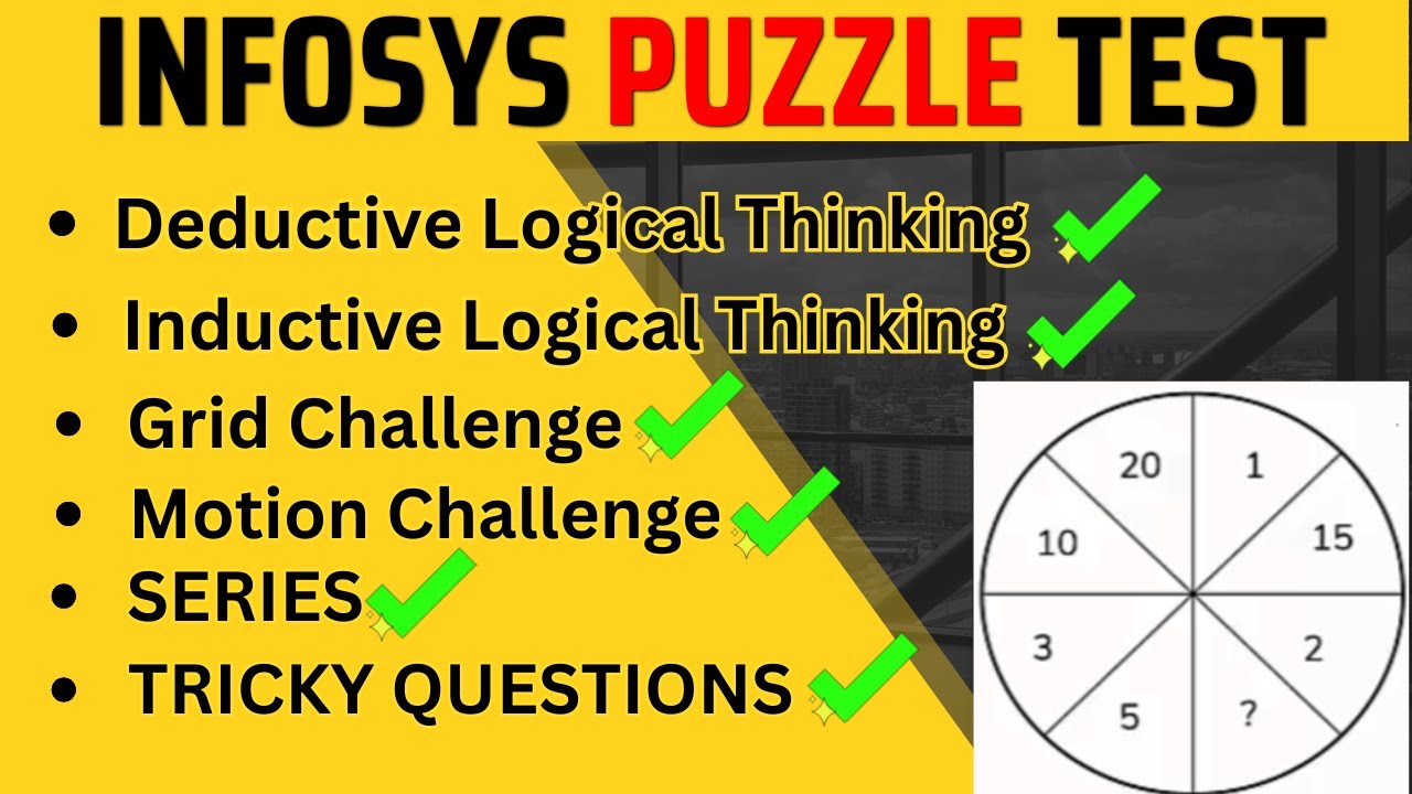 Infosys Puzzle Test Question and Answers | Infosys recruitment Process ...