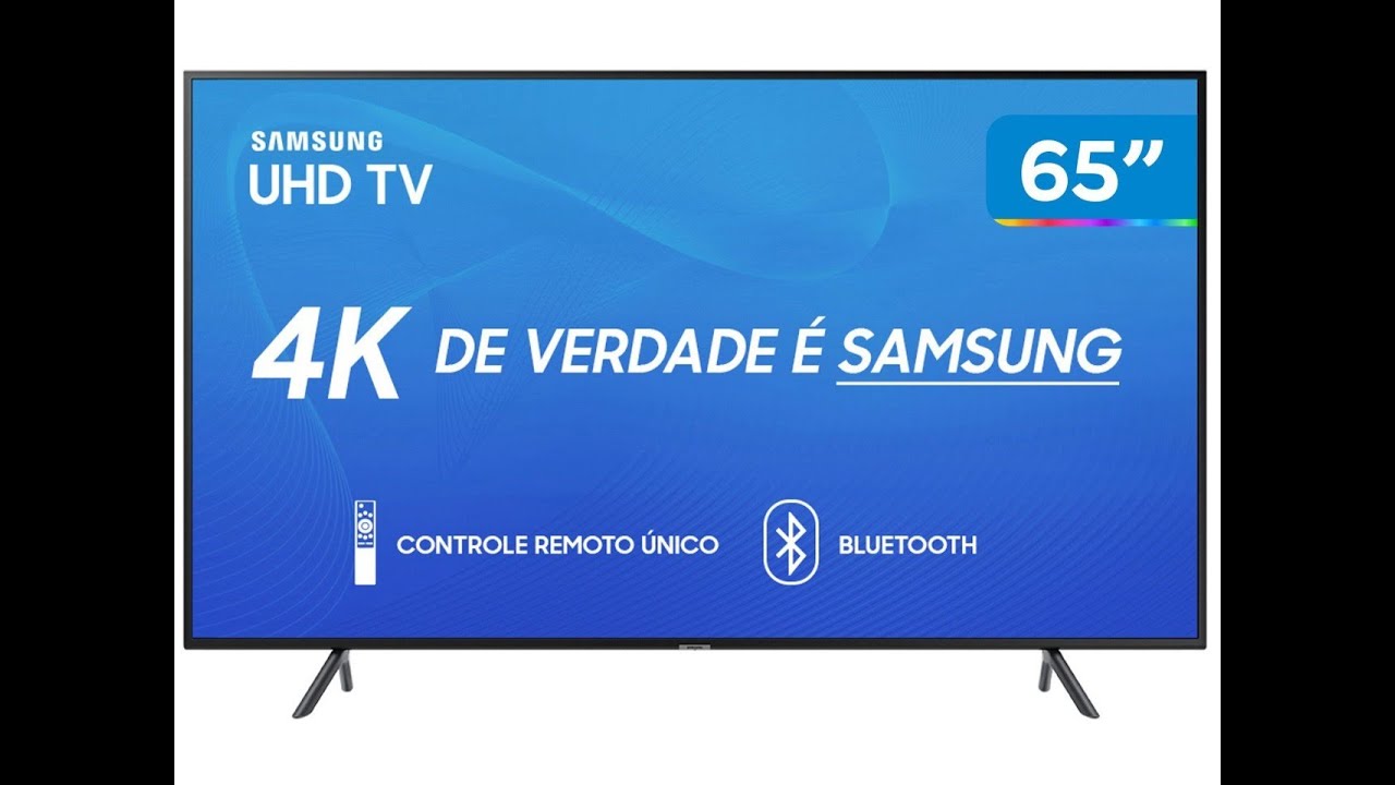 Smart TV 4K LED 65” Samsung UN65RU7100 - Wi-Fi Bluetooth HDR 3 HDMI 2 ...