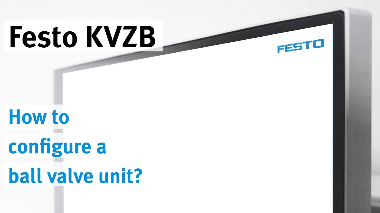 Festo KVZB: Configurator for ball valve units - YouTube