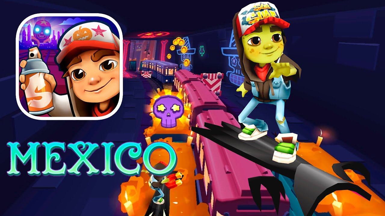 SUBWAY SURFERS MEXICO 2022 : ZOMBIE JAKE - YouTube