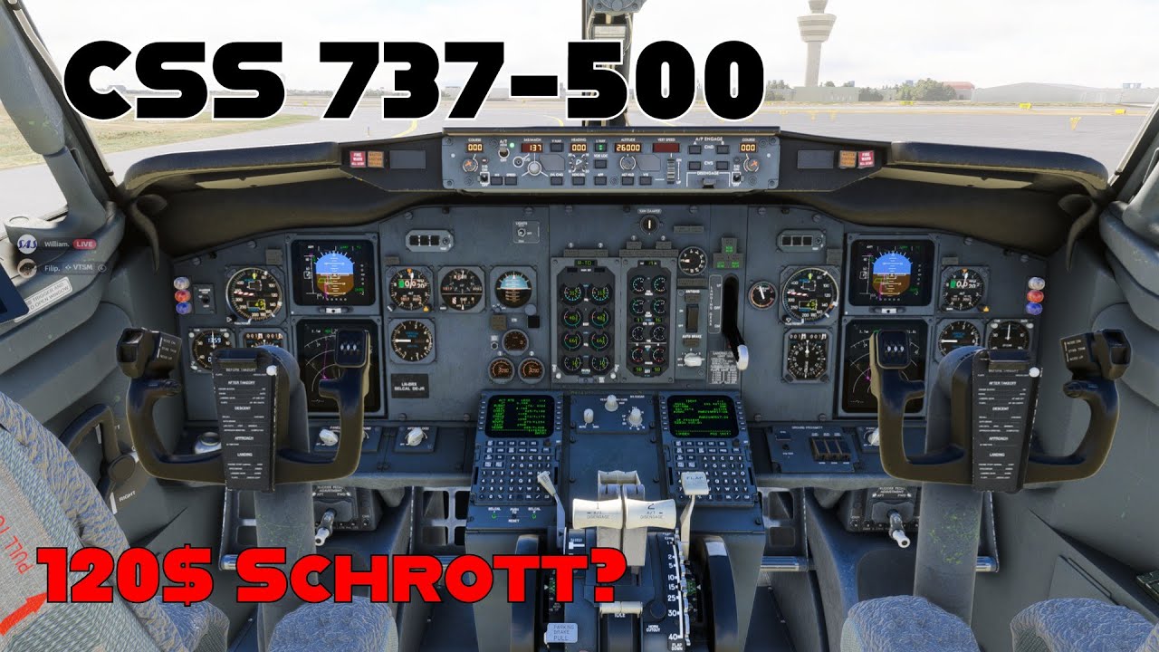 CSS 737-500 Study Level – High-End Simulation oder 120$ Fehlkauf? - YouTube