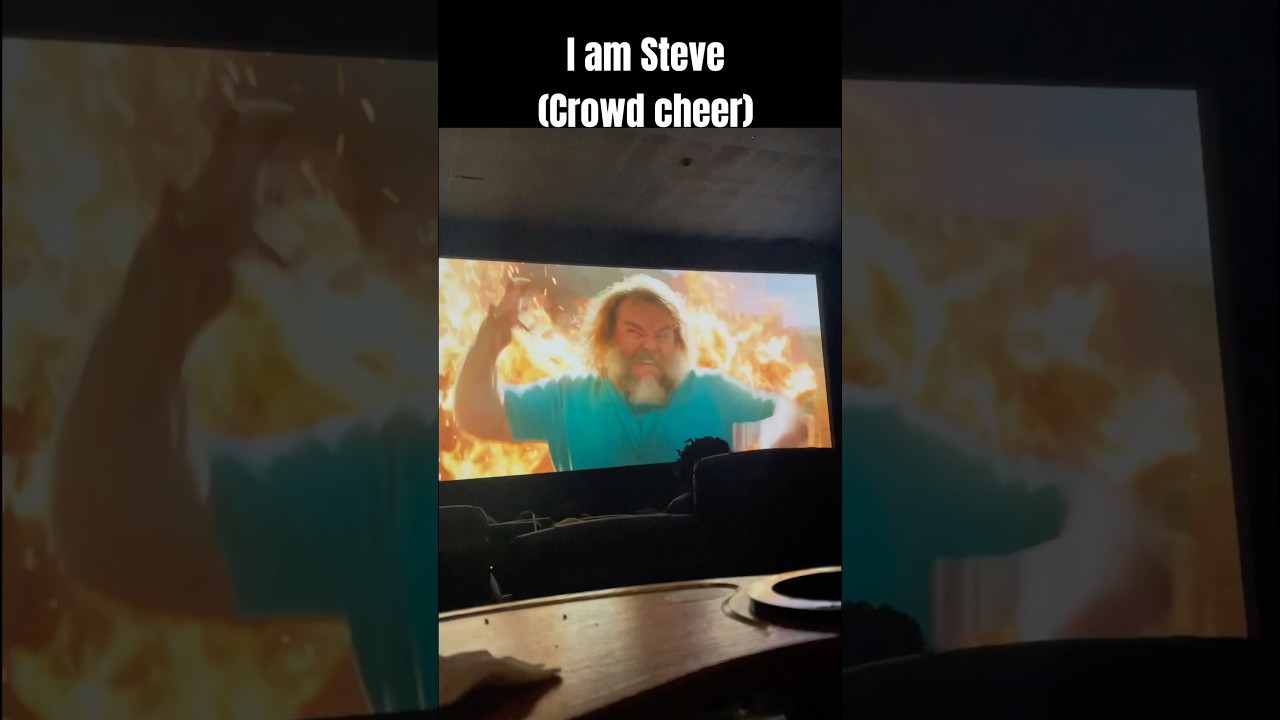 I am Steve..(crowd cheer) #minecraft #steve #sigma #movies #memes # ...