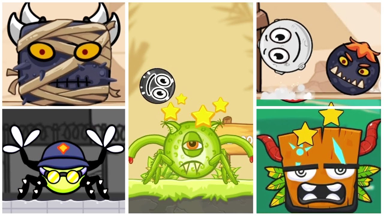 Red Ball 7 - Ball Prison Escape - Red Ball 5 - Red Ball 6 - All Sixth ...