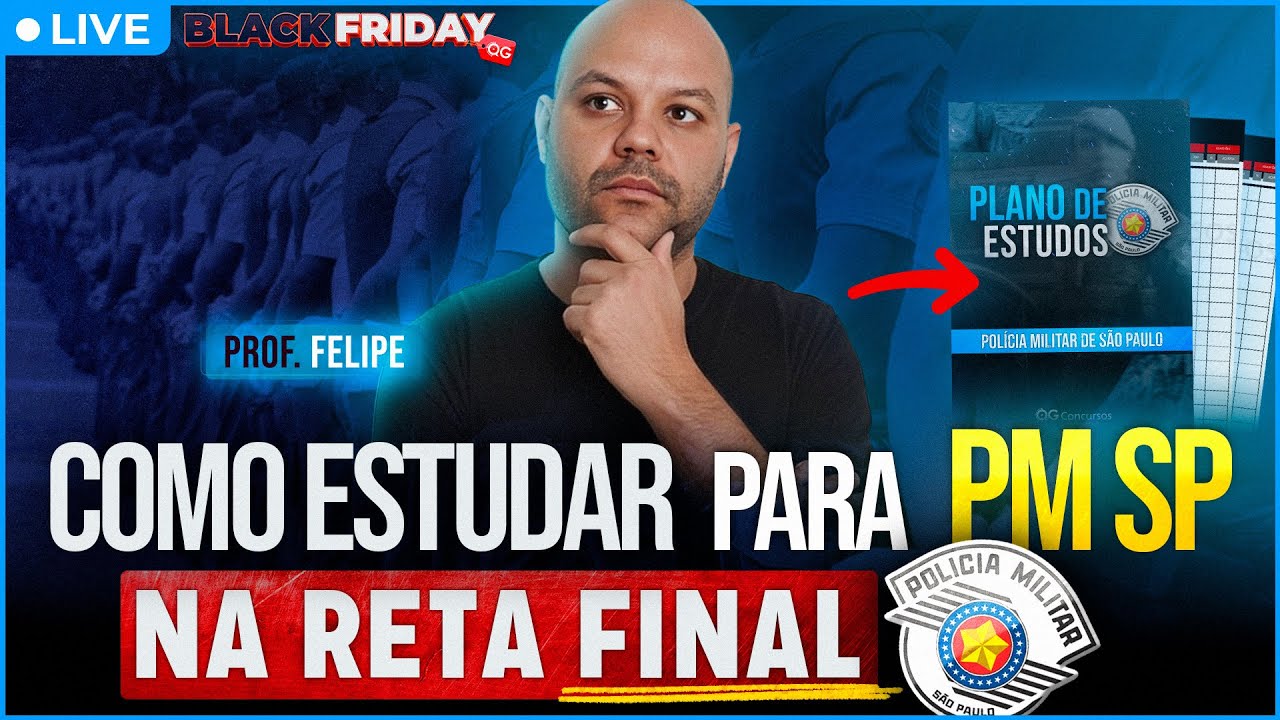 COMO ESTUDAR NA RETA FINAL PARA A PM SP? - YouTube