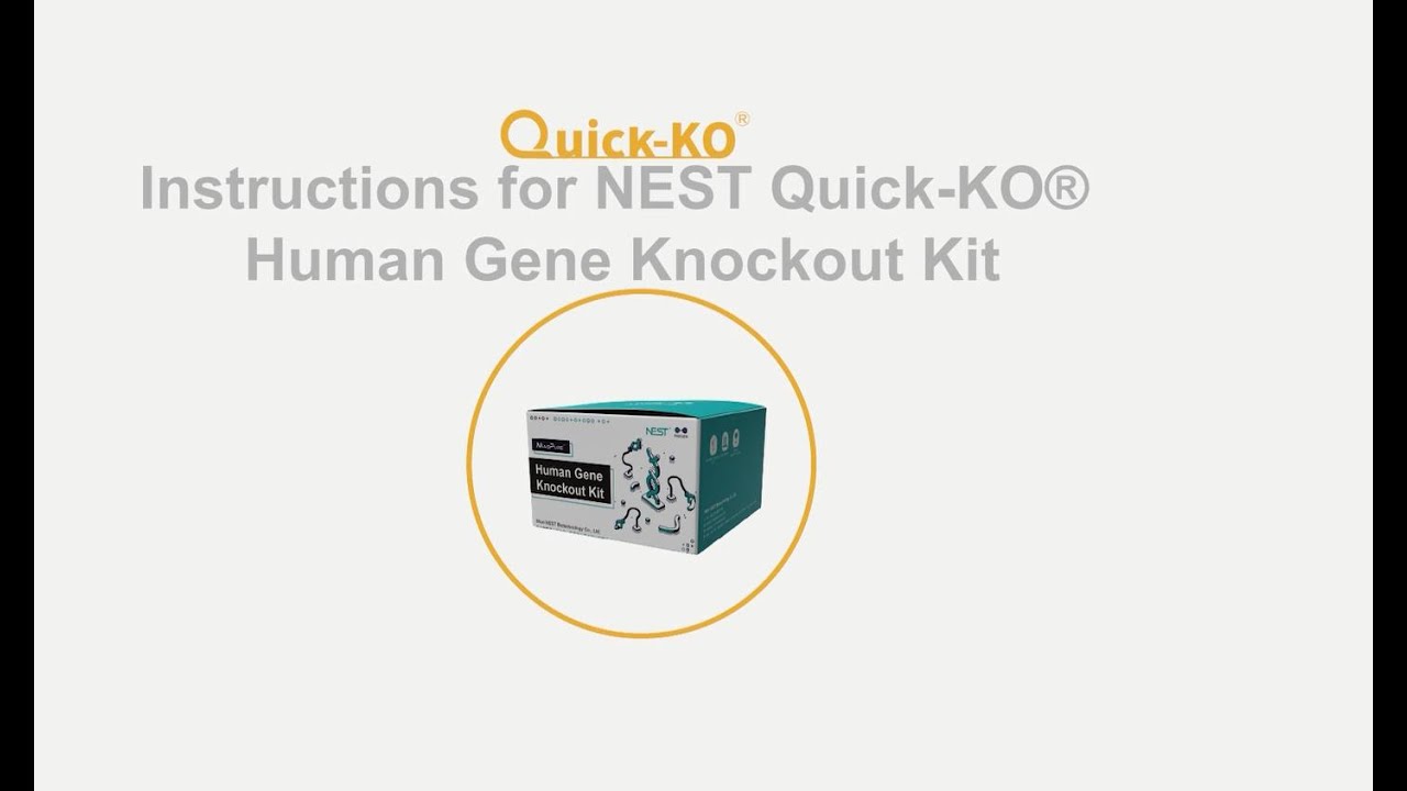 Human Gene Knock-out Kit - YouTube