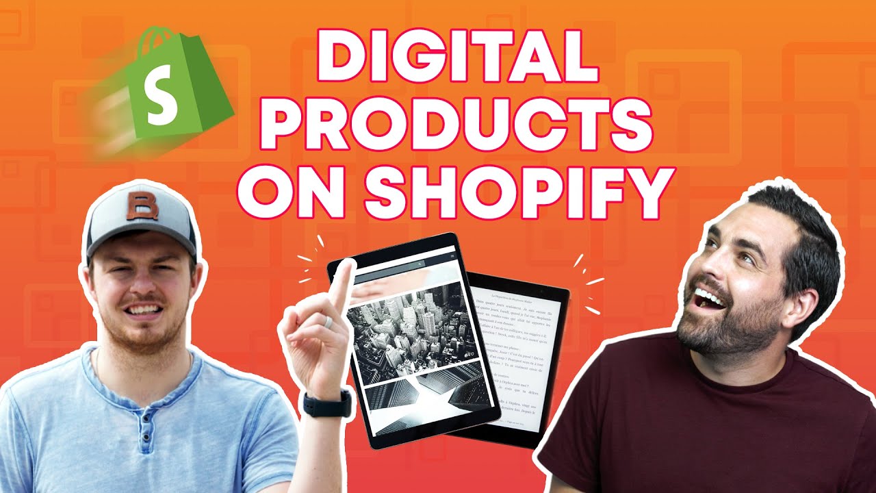 How to Add a Digital Download Product on Shopify - YouTube