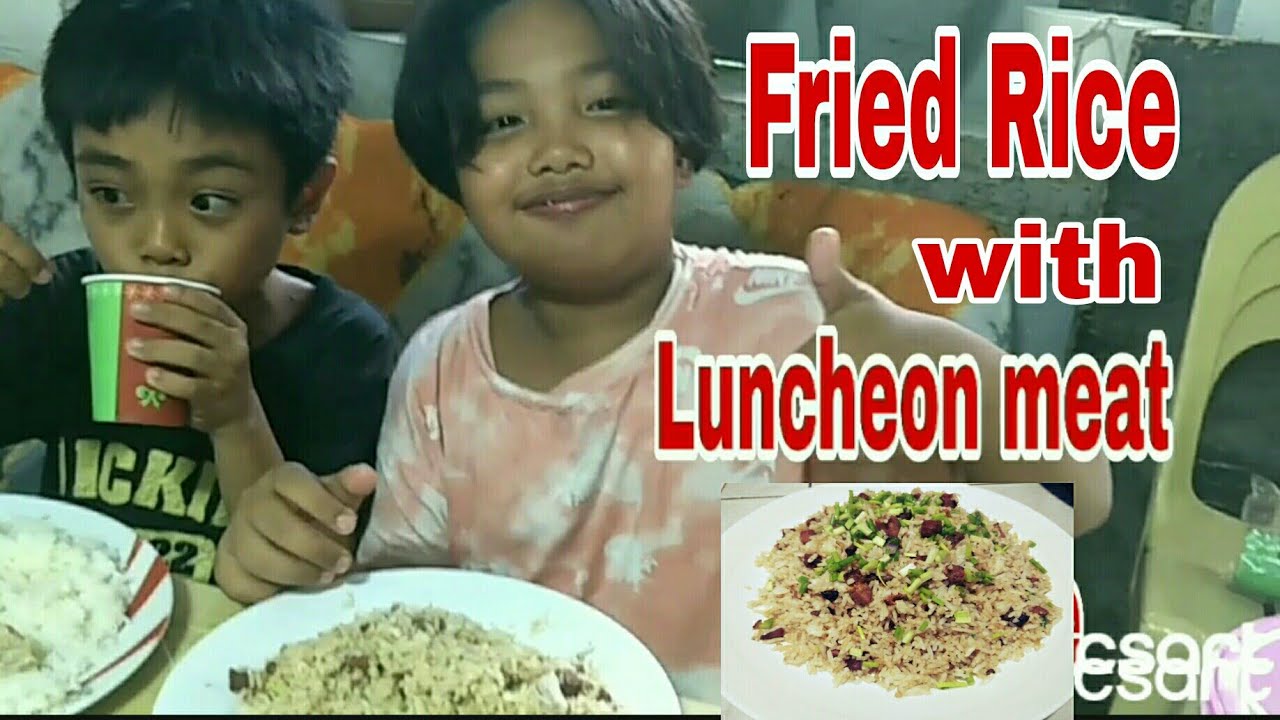 How To Cook Fried Rice With Leftover Luncheon meat /Delicious Meal For ...