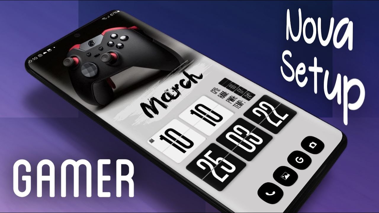 Nova Setup GAMER Hora de Personalizar o seu Smartphone - YouTube