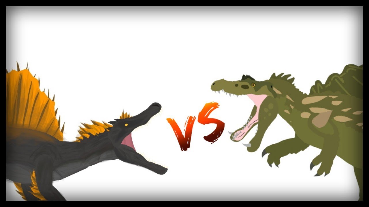 Ark Spinosaurus vs Hyperendocrin Spinosaurus (Dc2 Animation) - YouTube