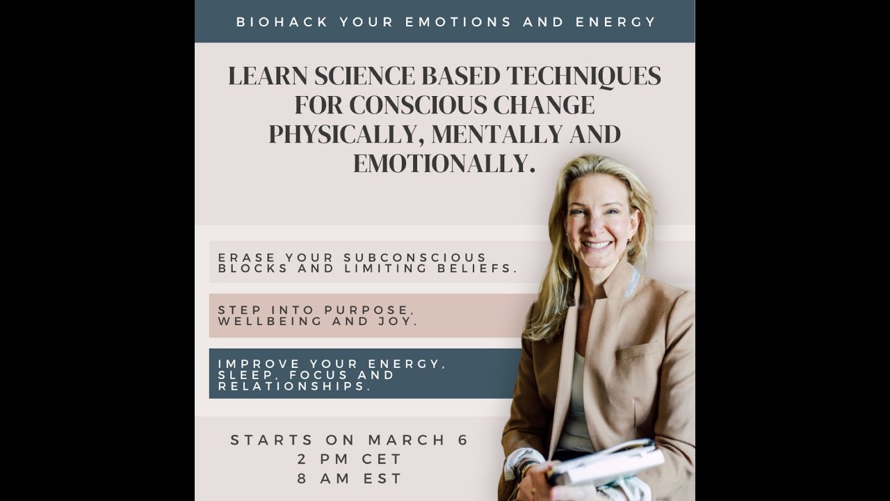 MASTERCLASS: Biohacking 5 Pillars of Conscious Change, Nervous System and HRV - YouTube