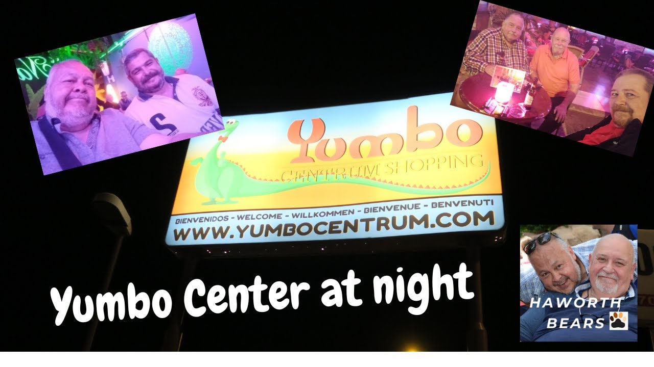 Yumbo Center at NIGHT - Playa del Ingles - Gran Canaria - YouTube